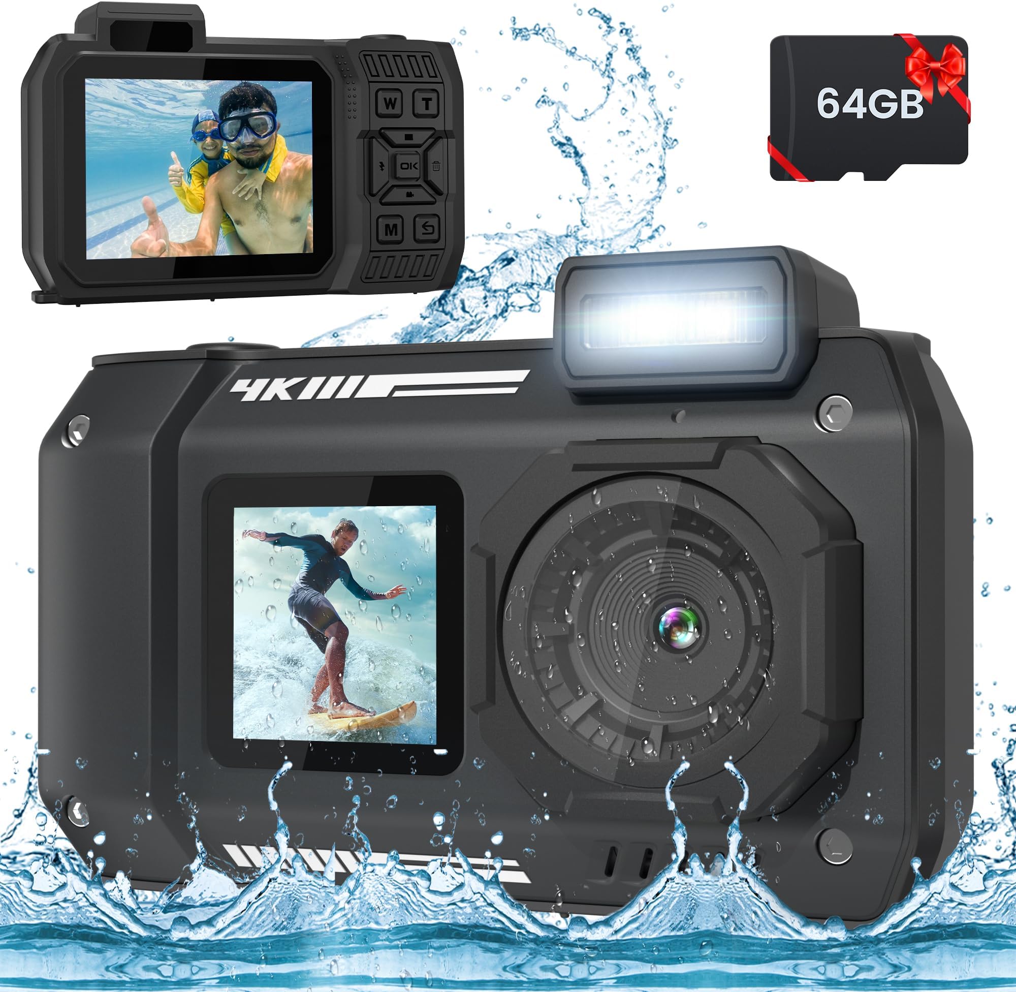 Amazon.com : Canon PowerShot D30 Waterproof Digital Camera, Blue ...