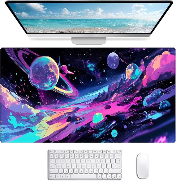 Amazon.com: Strange Space Anime Galaxy Game Mouse Pad, Colorful Starry ...