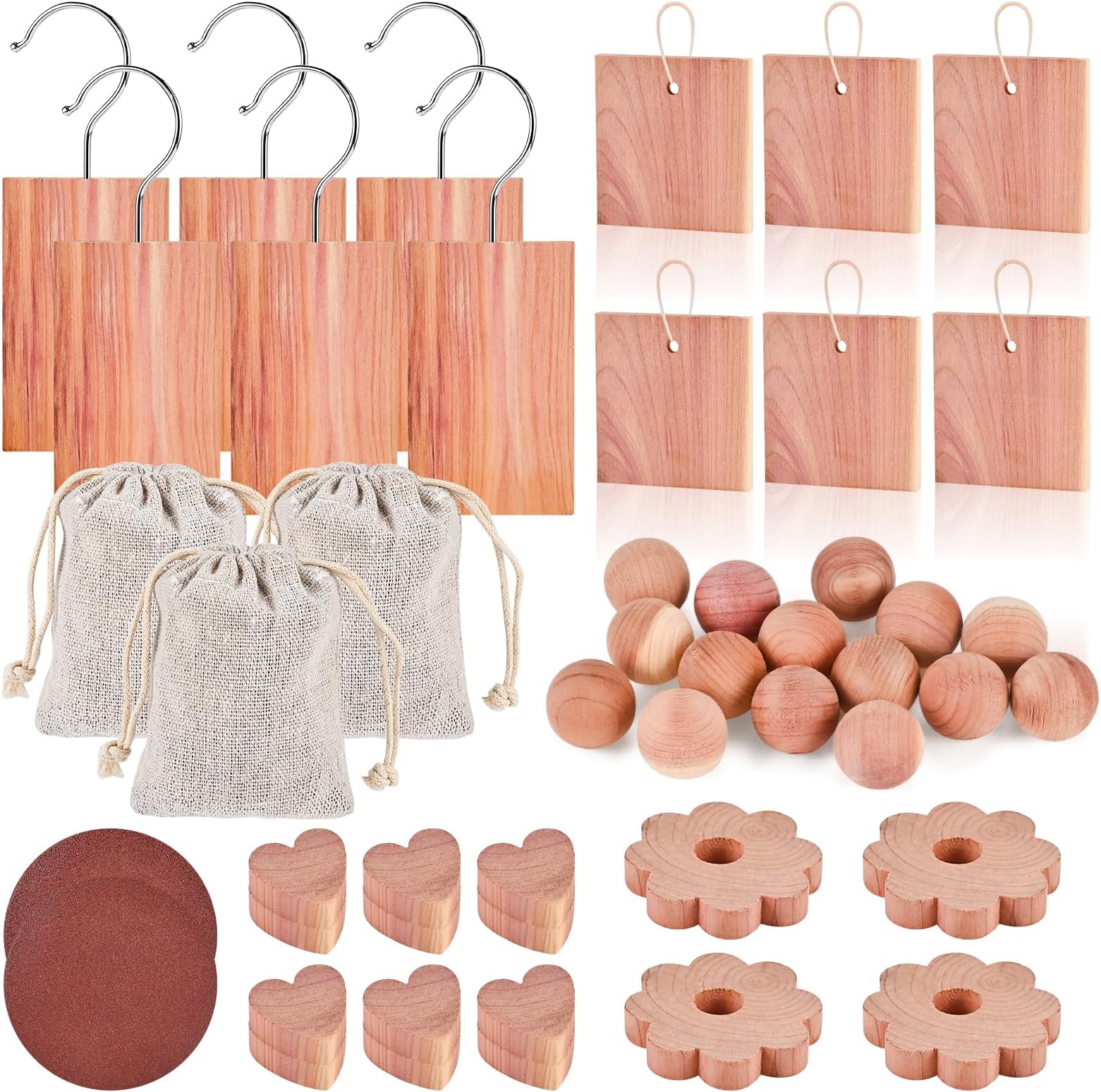 Amazon.com: Homode Cedar Blocks for Clothes Storage, Cedar Chips for ...