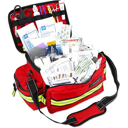 Amazon.com: Lightning X Mid-Sized First Responder EMT Bag | LXMB25 ...