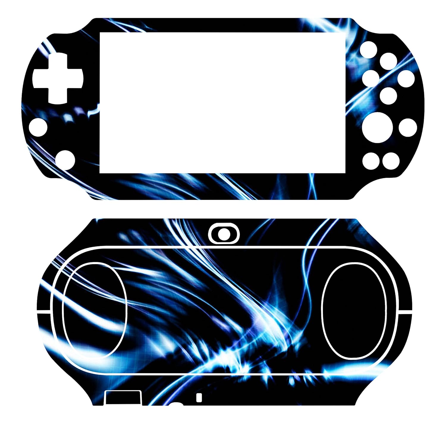 Amazon.com: Dark Blue Vinyl Decal Skin Sticker for Sony PlayStation PS ...