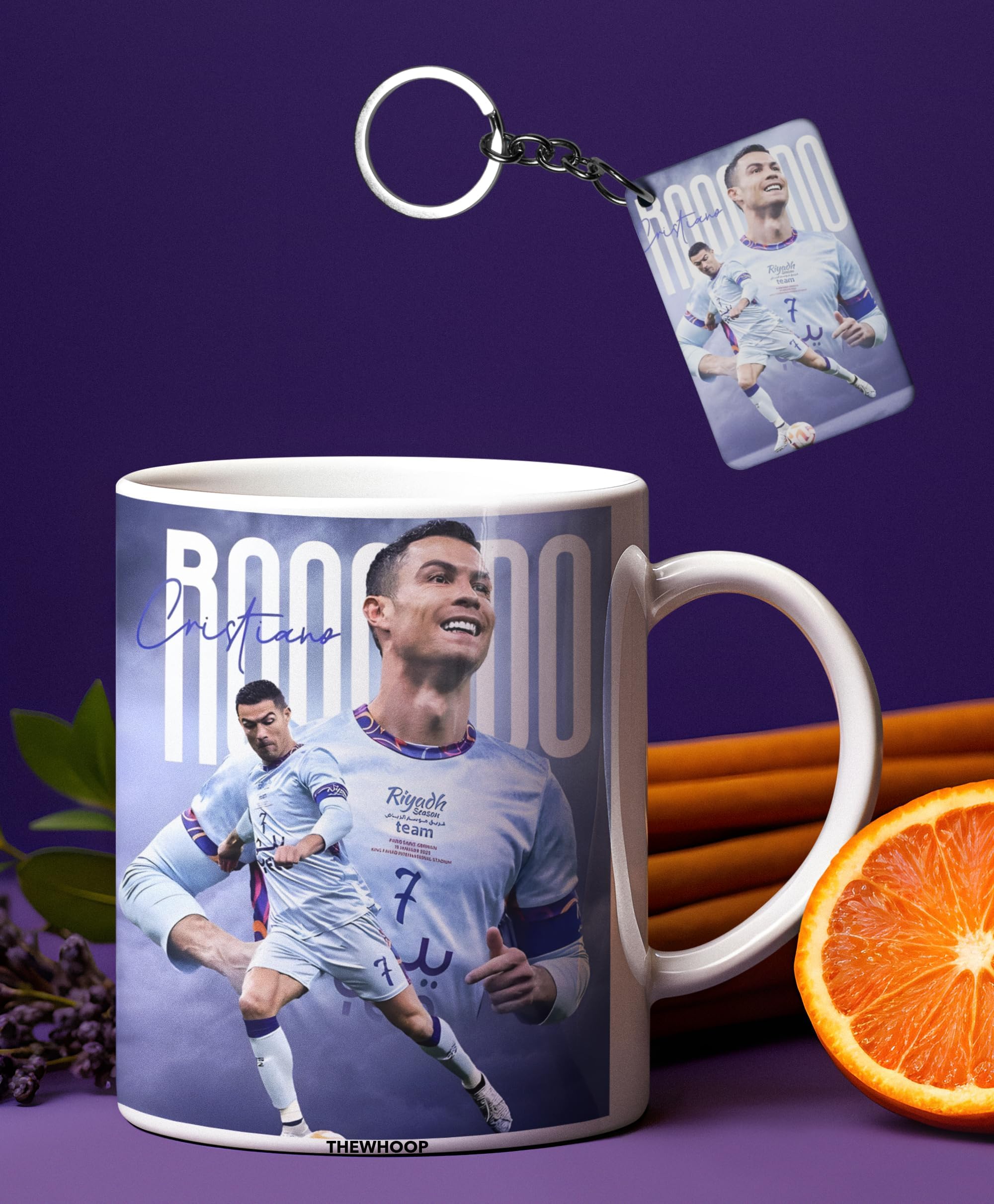 Buy CHHAAP Cristian Ronaldo Cr7 Printed Ceramic Tea and Coffee Mug ...