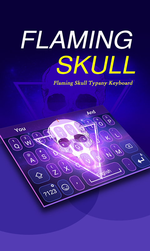 Flaming Skull Theme&Emoji Keyboard - App on Amazon Appstore