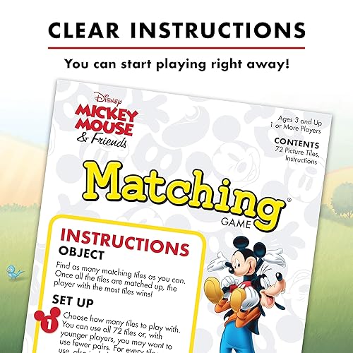 Snapklik.com : Wonder Forge Mickey Mouse Matching Game - Fun And ...