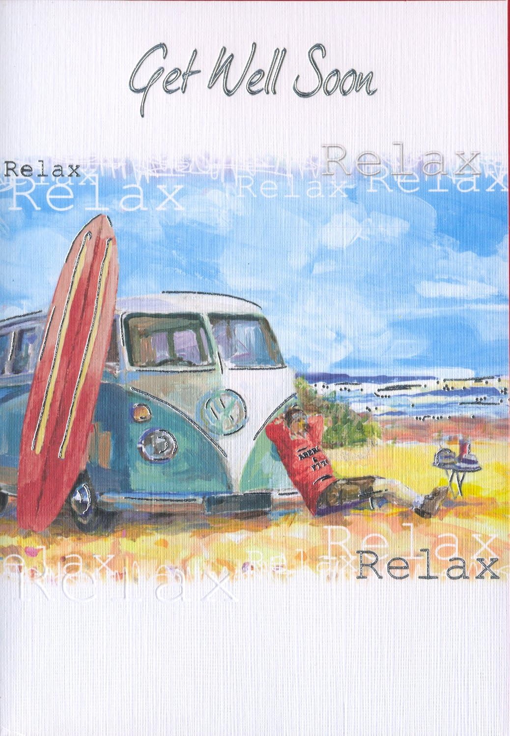 Amazon.com: Get Well Soon, Relax - Beach Get Well Card : Office Products