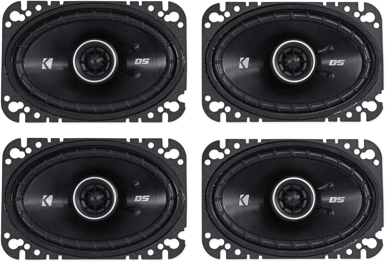 Amazon.com: KICKER (4) 43DSC4604 DSC460 240 Watt 4x6 2-Way Car Stereo ...