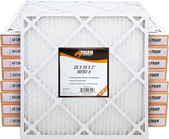 Tiger Tough 20x20x2 Air Filter MERV 8 MPR 600-800, High-Performance ...