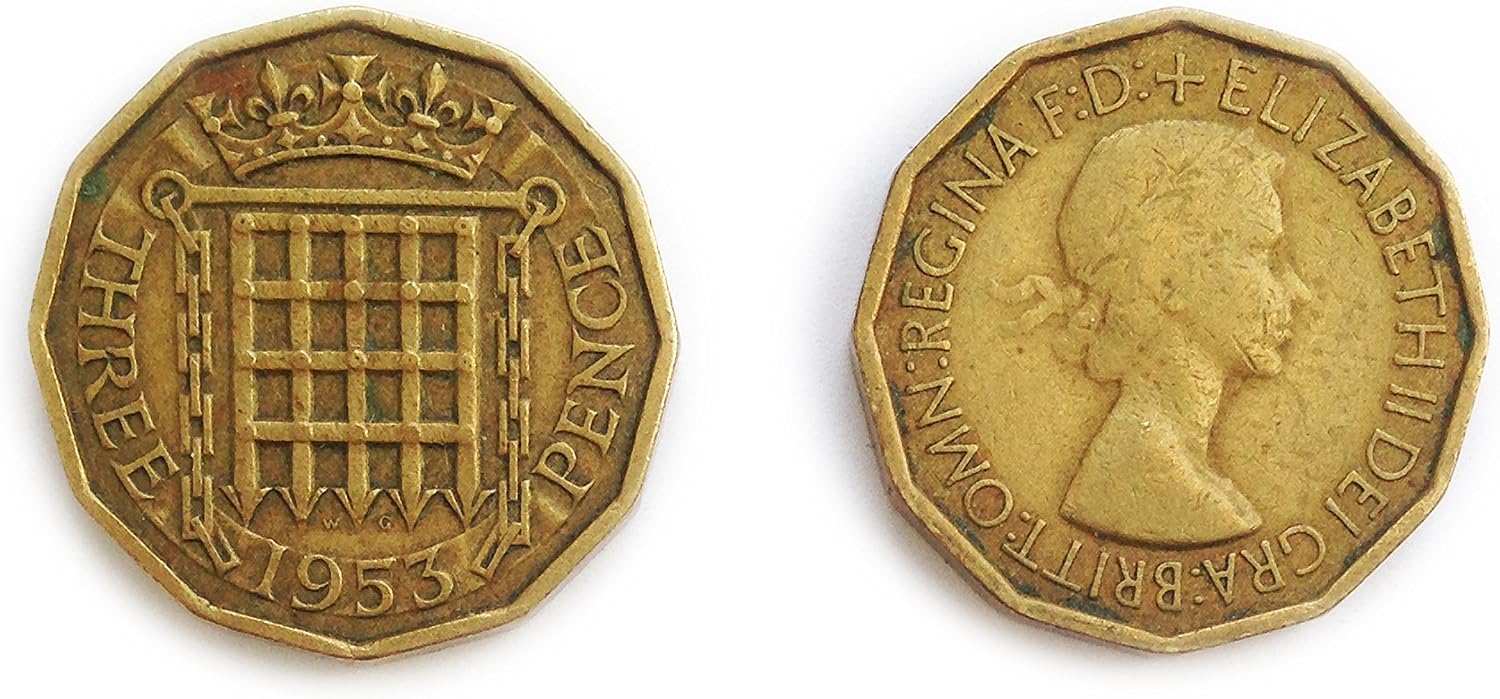 Coins for collectors - Circulated British 1953 Threepenny Bit/Three ...
