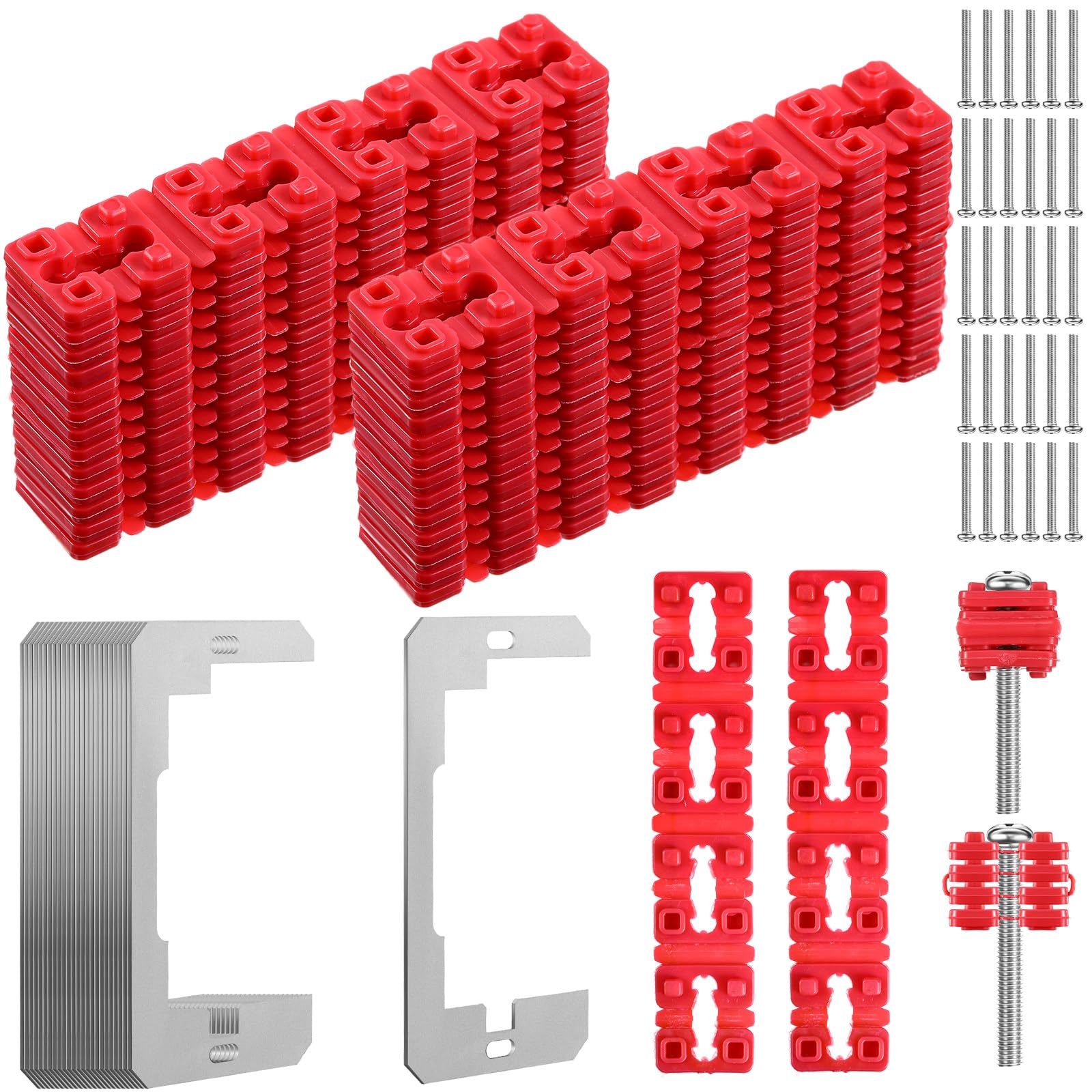 Pasimy 120 Pcs Metal Wall Plate Spacer Electric Receptacle Spacers ...