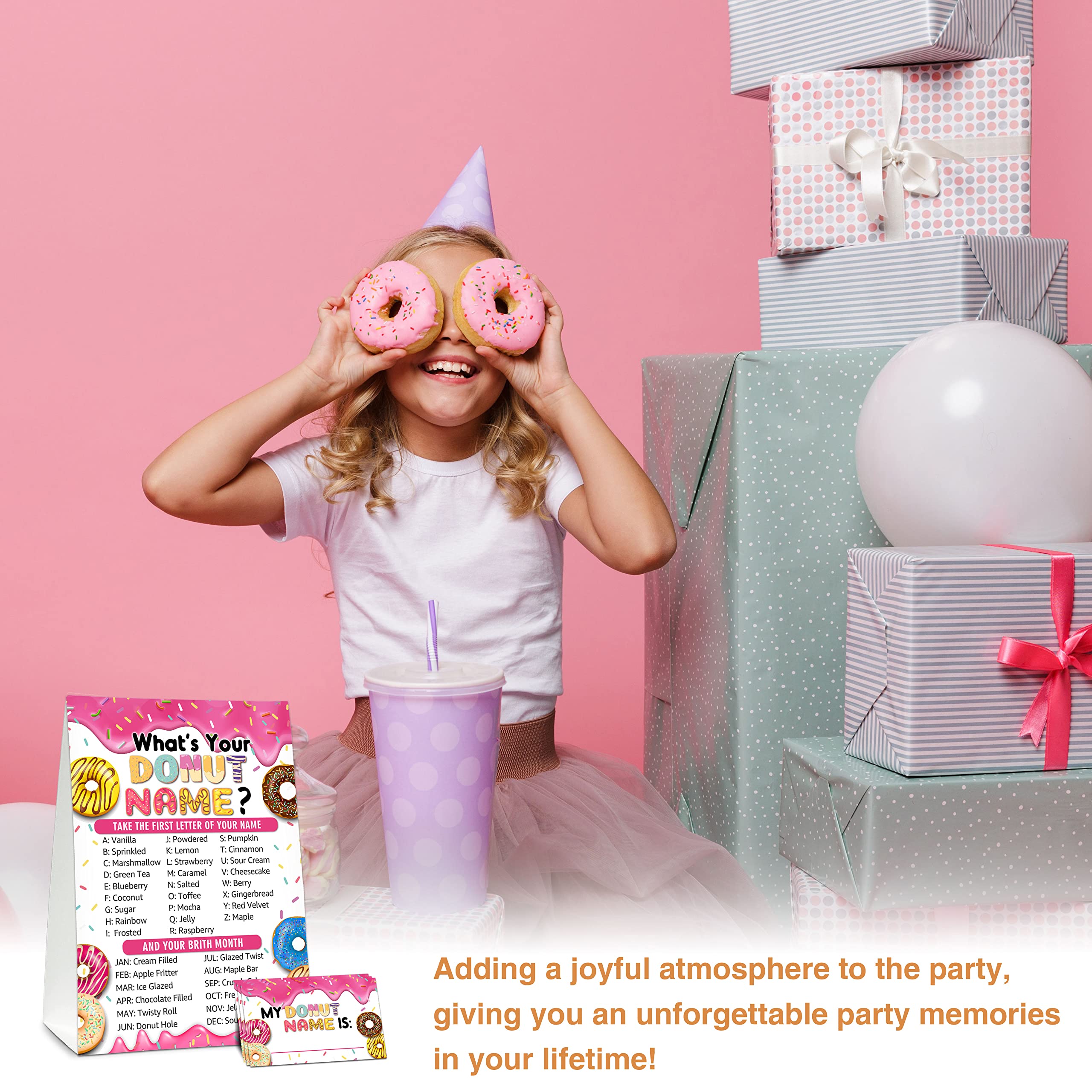 Snapklik.com : Whats Your Donut Name Game - Sweet Donut Birthday Party ...