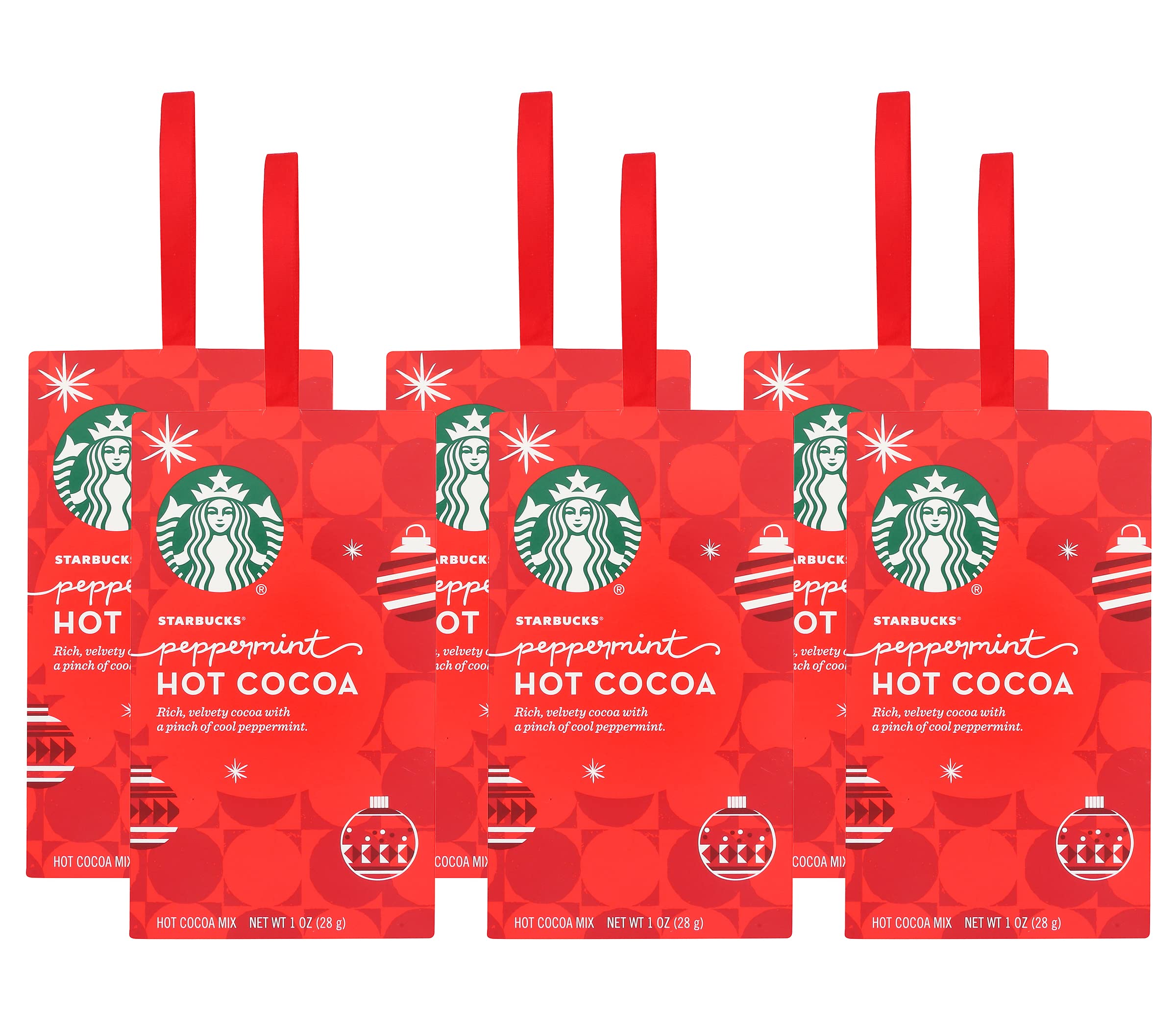 Amazon.com : Starbucks Hot Cocoa Mix Ornament, Peppermint Hot Cocoa ...