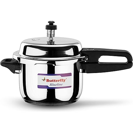 Butterfly Curve Stainless Steel Outer Lid Pressure Cooker, 3 Litre ...