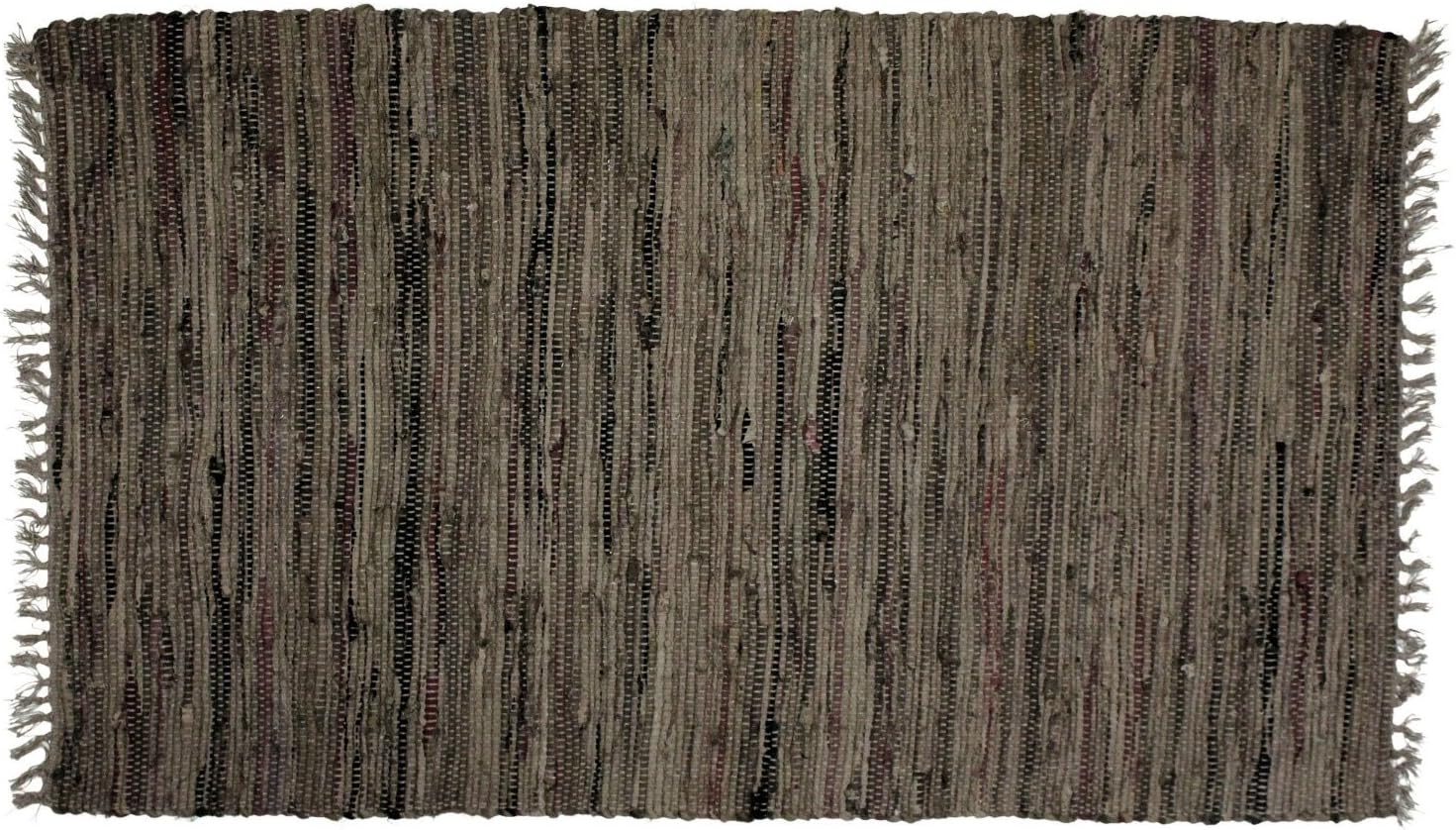 Amazon.com: Sturbridge Country Rag Rug in Tobacco 24" x 72" : Home ...