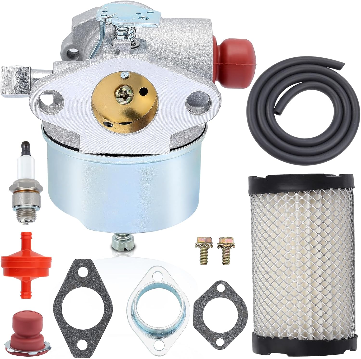 Amazon.com: Hipa 632795A Carburetor 35066 Air Filter for Tecumseh TVS90 ...