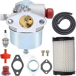 Hipa 632795A Carburetor 35066 Air Filter for Tecumseh TVS90 TVS115 ...