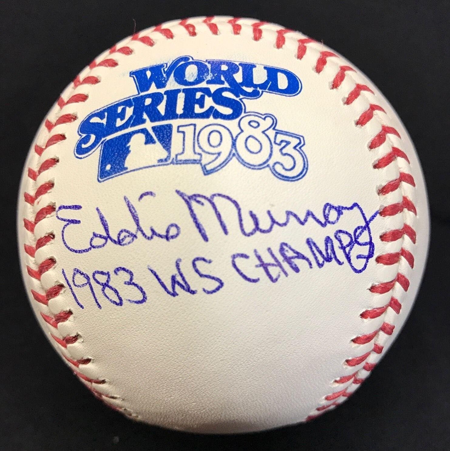 Autographed Eddie Murray Ball - 1983 WS Champs - JSA Certified ...