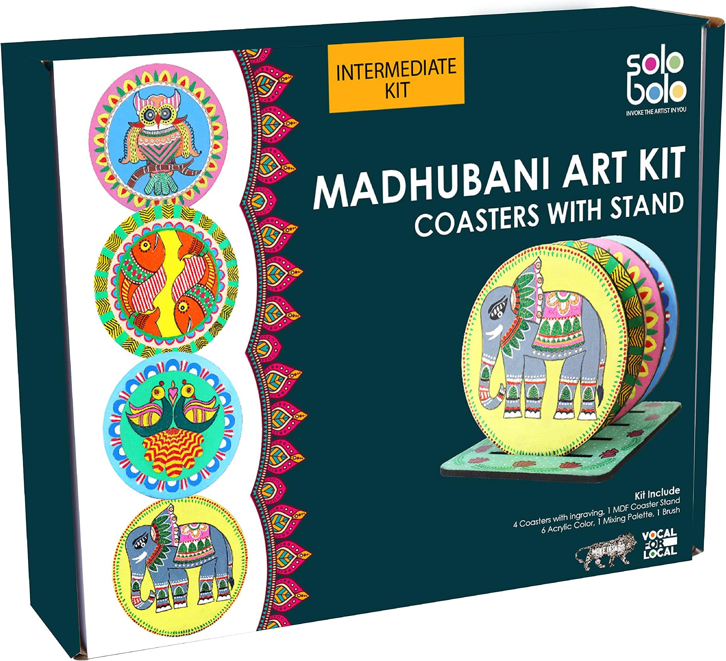 SOLOBOLO All-in-One Painting & Mandala Art Kit - Perfect for DIY Crafts ...
