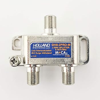 Amazon.com: 2-Way MOCA Splitter 5-1675Mhz: Electronics