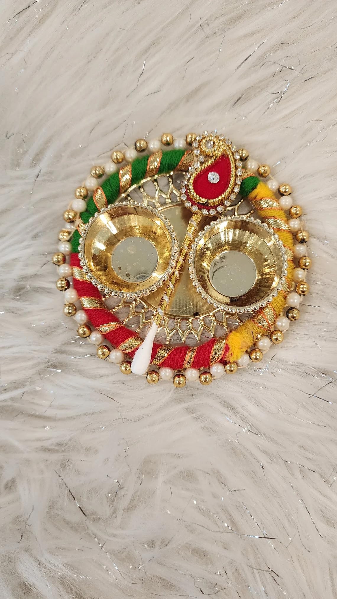 Mannikin Haldi kumkum Holder Return Gifts Pack of 20 Ethnic Multi Color ...