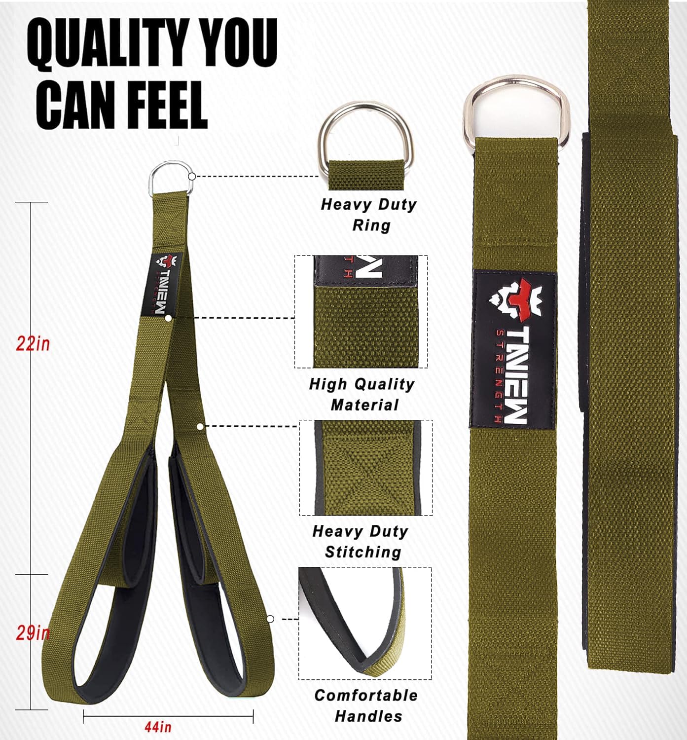 Snapklik.com : Tricep Rope Cable Attachment
