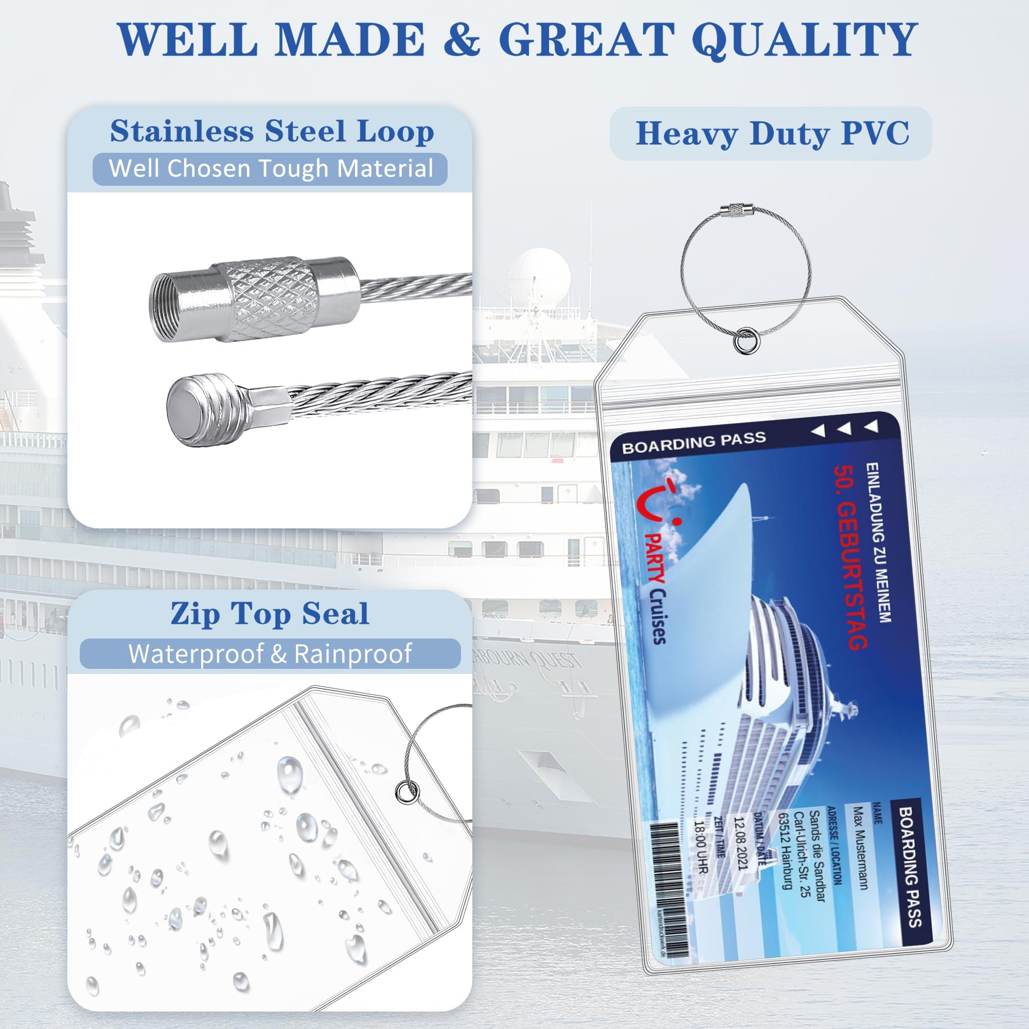 Snapklik.com : SEAVILIA Luggage Tag For Cruise Ship Essentials 2024 For ...