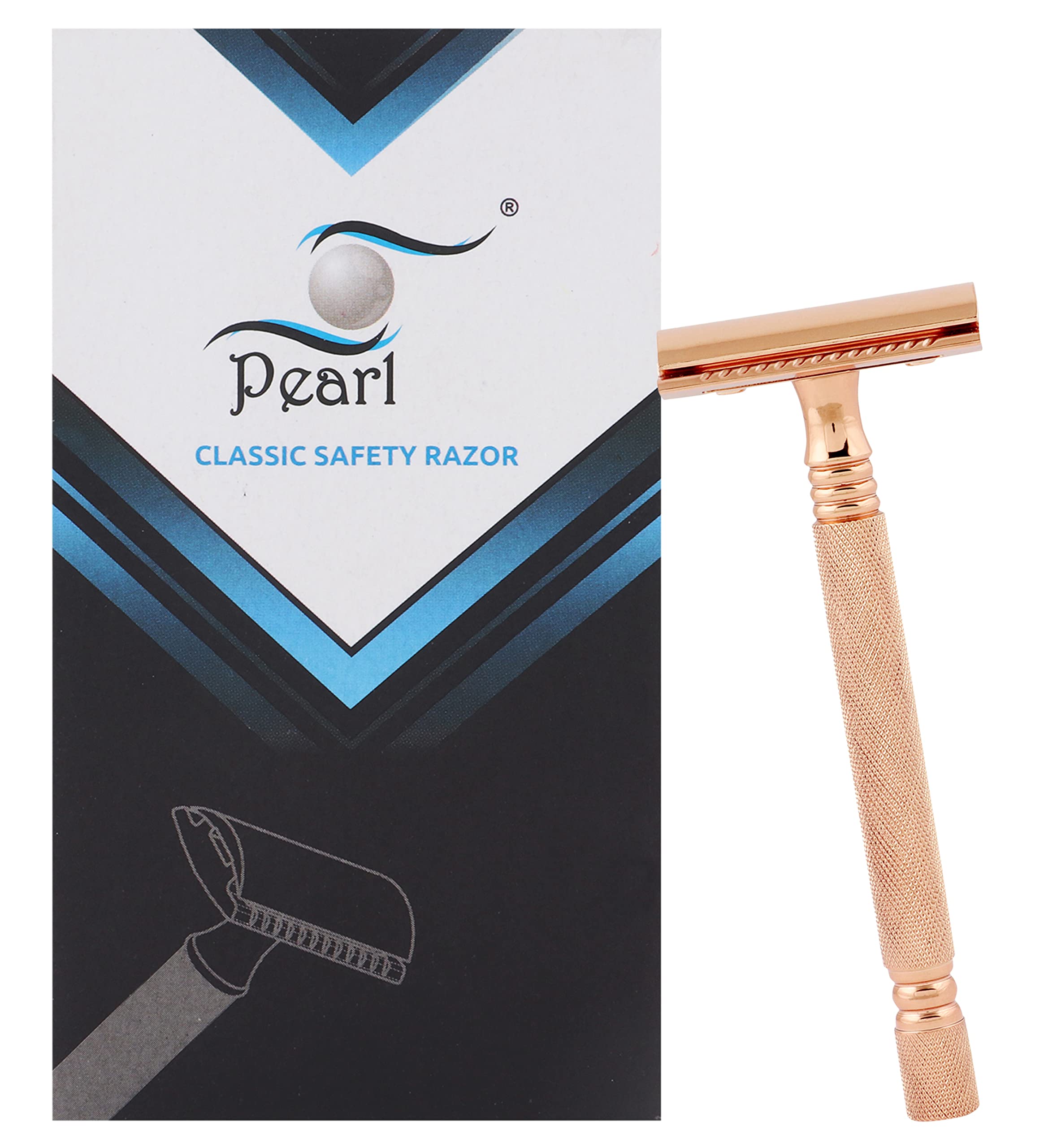 Buy Pearl Shaving Double Edge Safety Razor (SS-01 Mellow Apricot ...