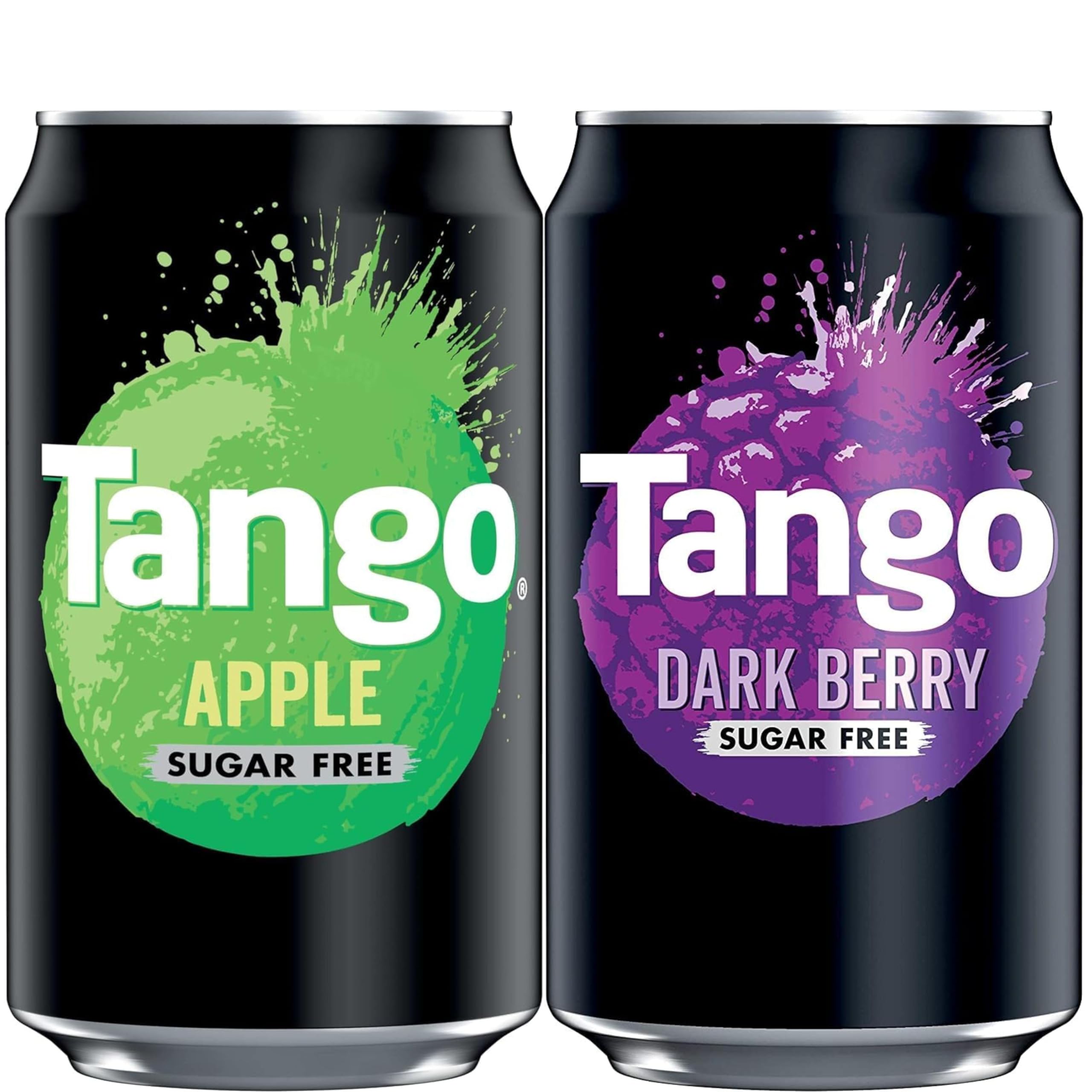 Tango Sugar-Free Drinks Pack of 12-6 x Apple (330ml), 6 x Dark Berry ...