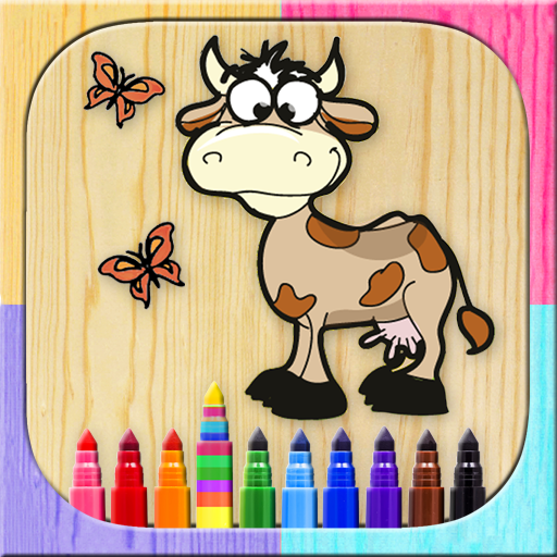 Paint and color the farm - App on Amazon Appstore