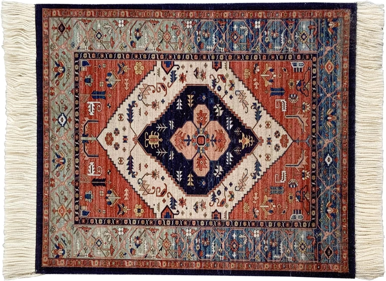 Amazon.com: Persian Style Carpet Mouse Pad – Vintage Miniature Bohemian ...