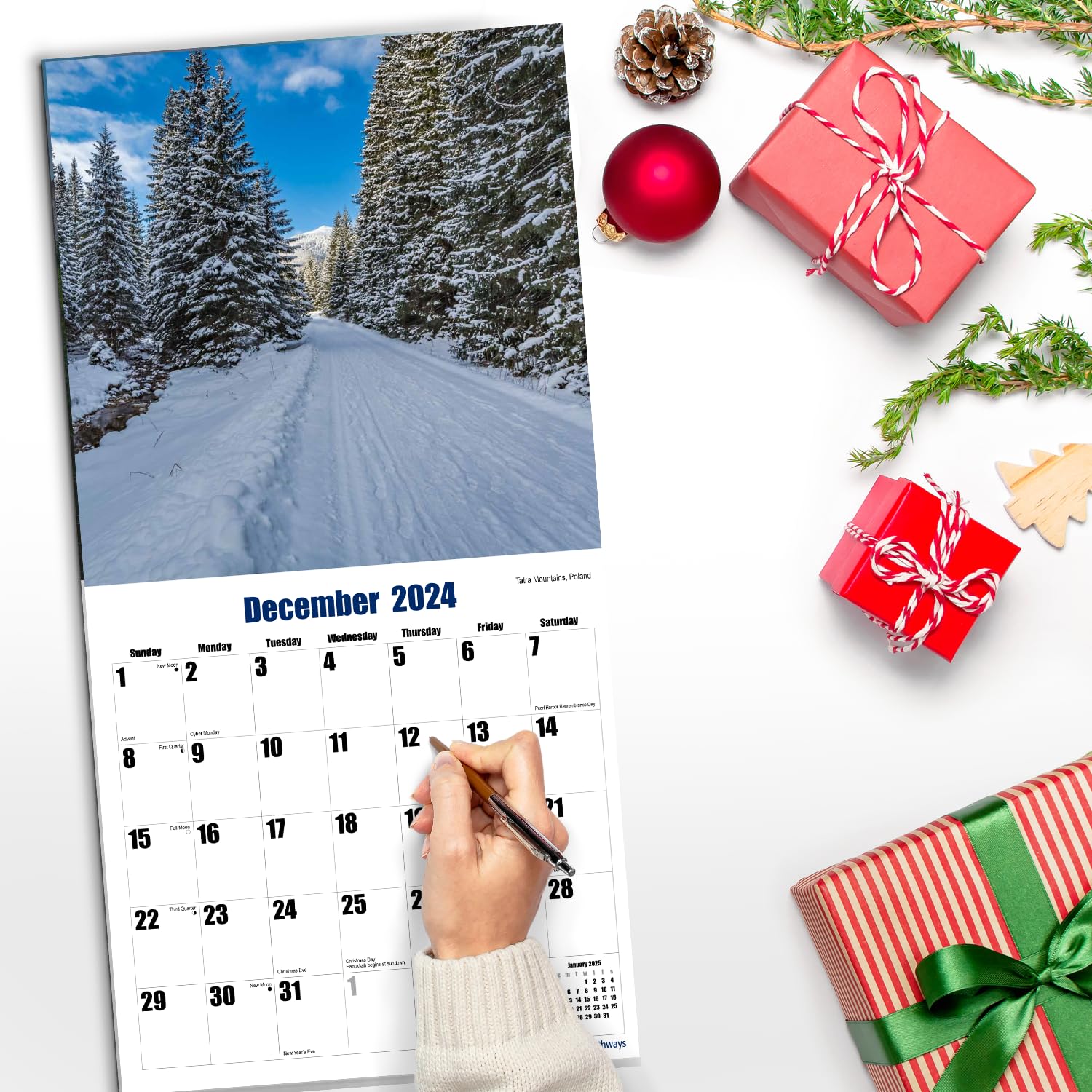 Snapklik.com : Signature - Pathways 2024 Wall Calendar 12 Month 12" X ...