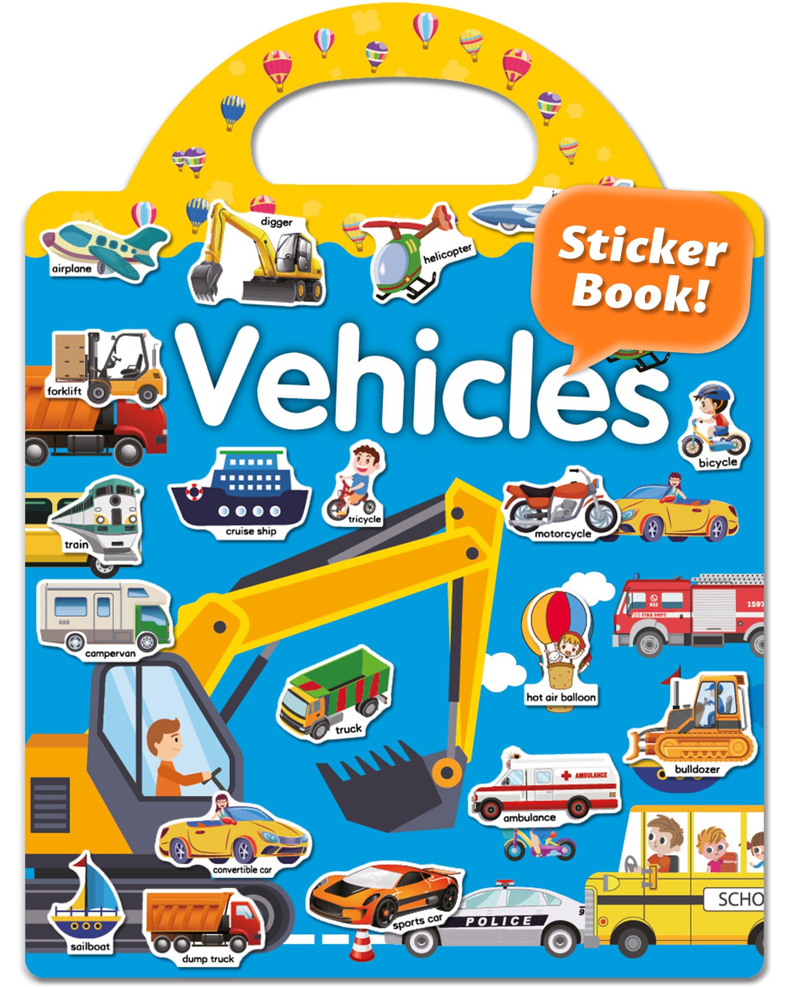 Amazon.com: Walenced Reusable Sticker Book for Toddlers 2-4 Years ...