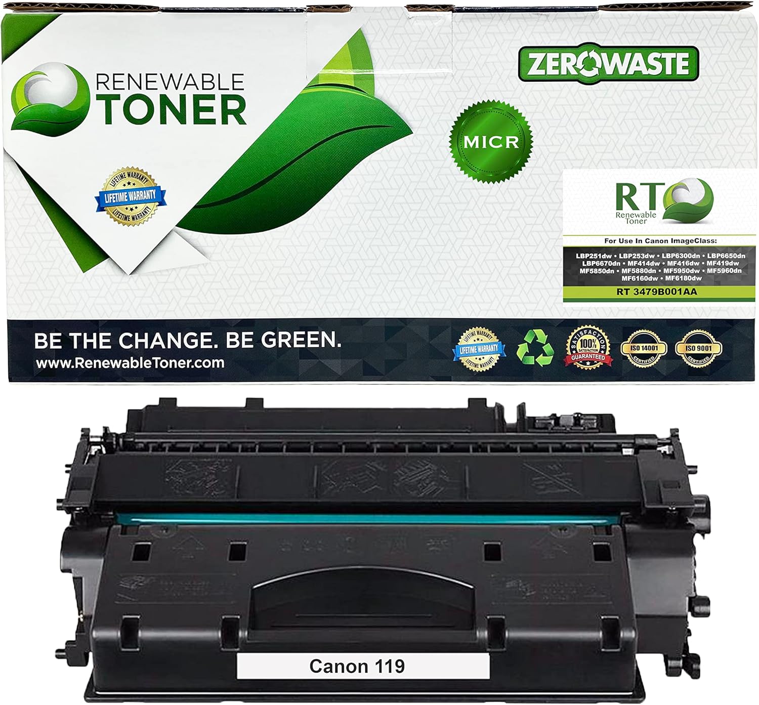 Amazon.com: Renewable Toner Compatible MICR Toner Cartridge Replacement ...