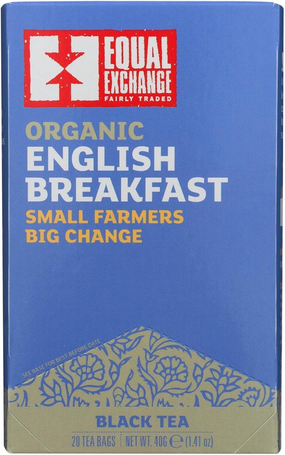 Amazon.com : English Breakfast Tea, Organic 20 Bags (Case of 6 ...