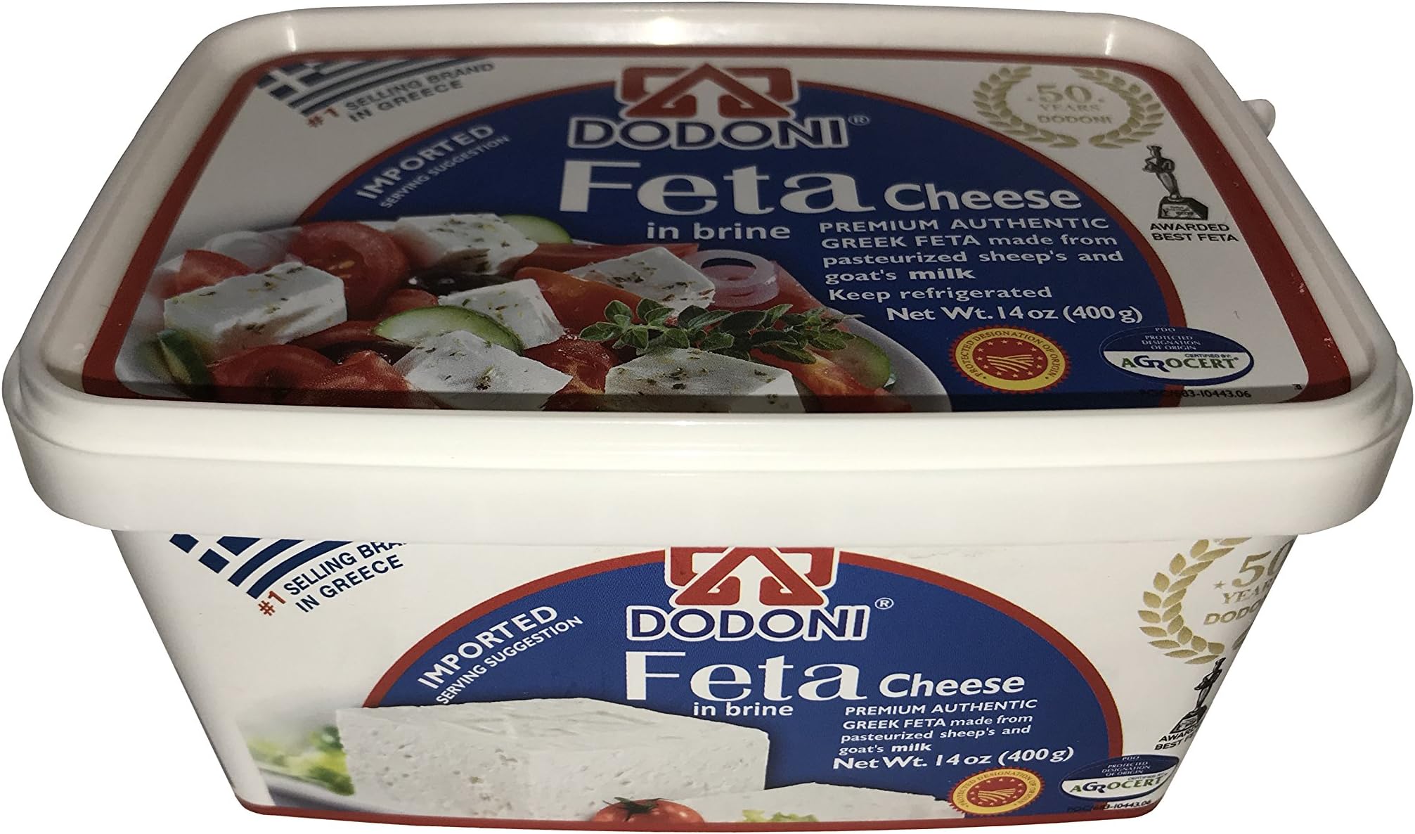 Amazon.com: Dodoni Feta Cheese 14 oz : Grocery & Gourmet Food