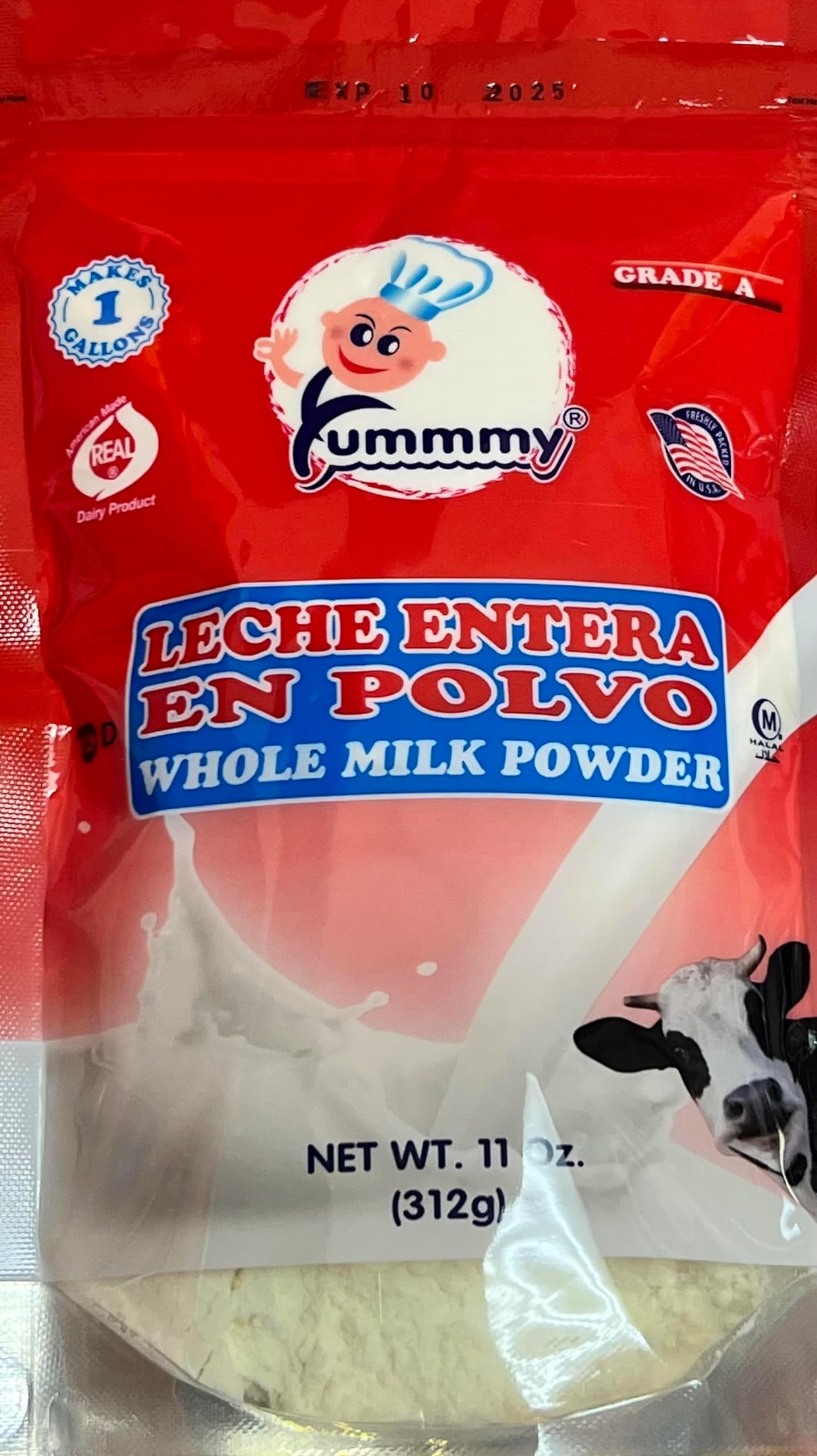 Amazon.com : Red Cow Full Cream Milk Powder 900g, Made from Fresh Milk ...