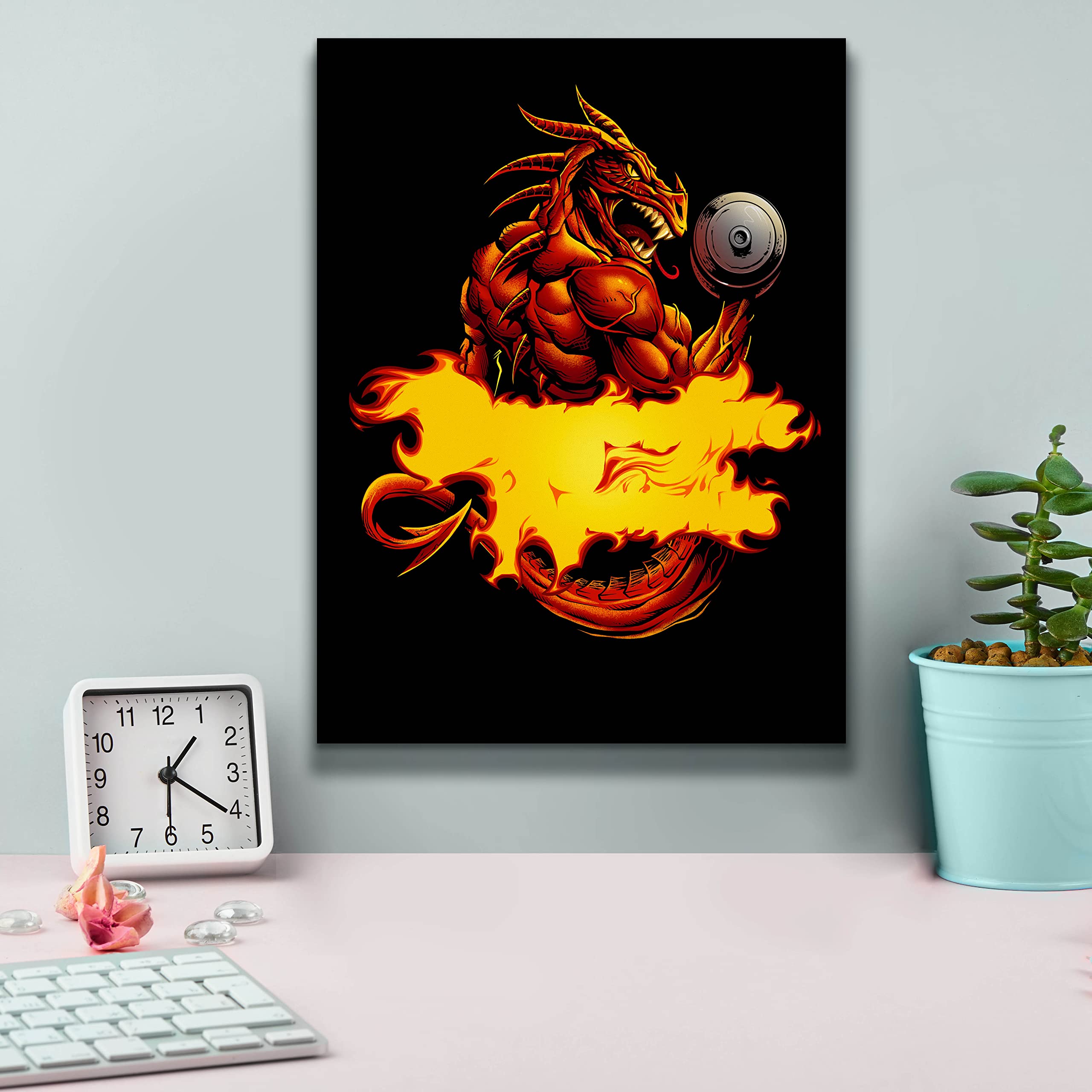 Dragonfire Logo Amazon.com: Epic Art 'Dragonfire Logo Fire' By Flyland