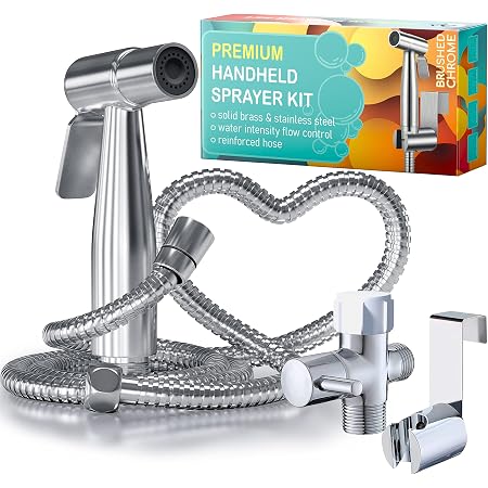 SmarterFresh Faucet Bidet Sprayer for Toilet - Warm Water Handheld ...