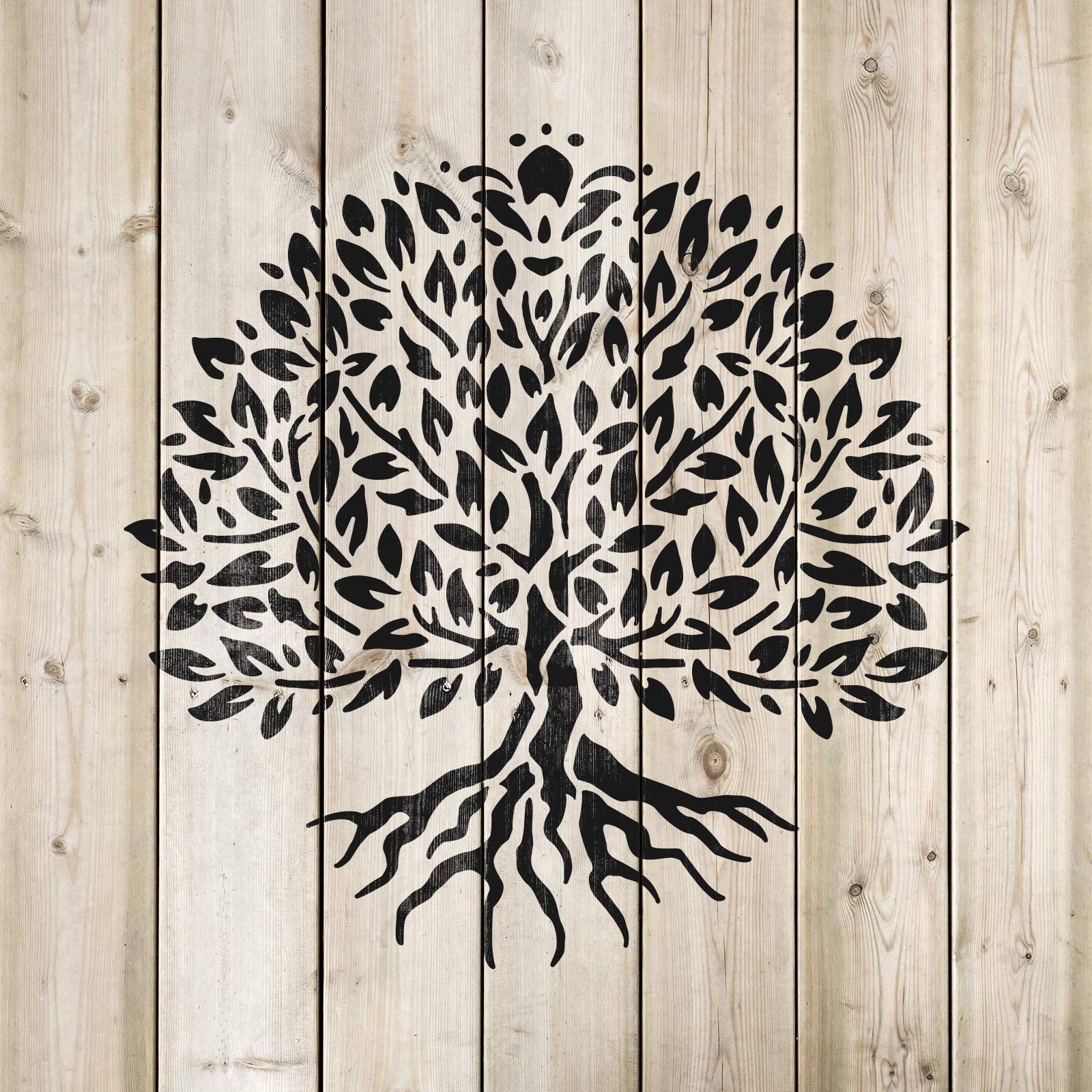 Buy Yggdrasil Tree of Life Stencil - Reusable Stencils for Painting ...
