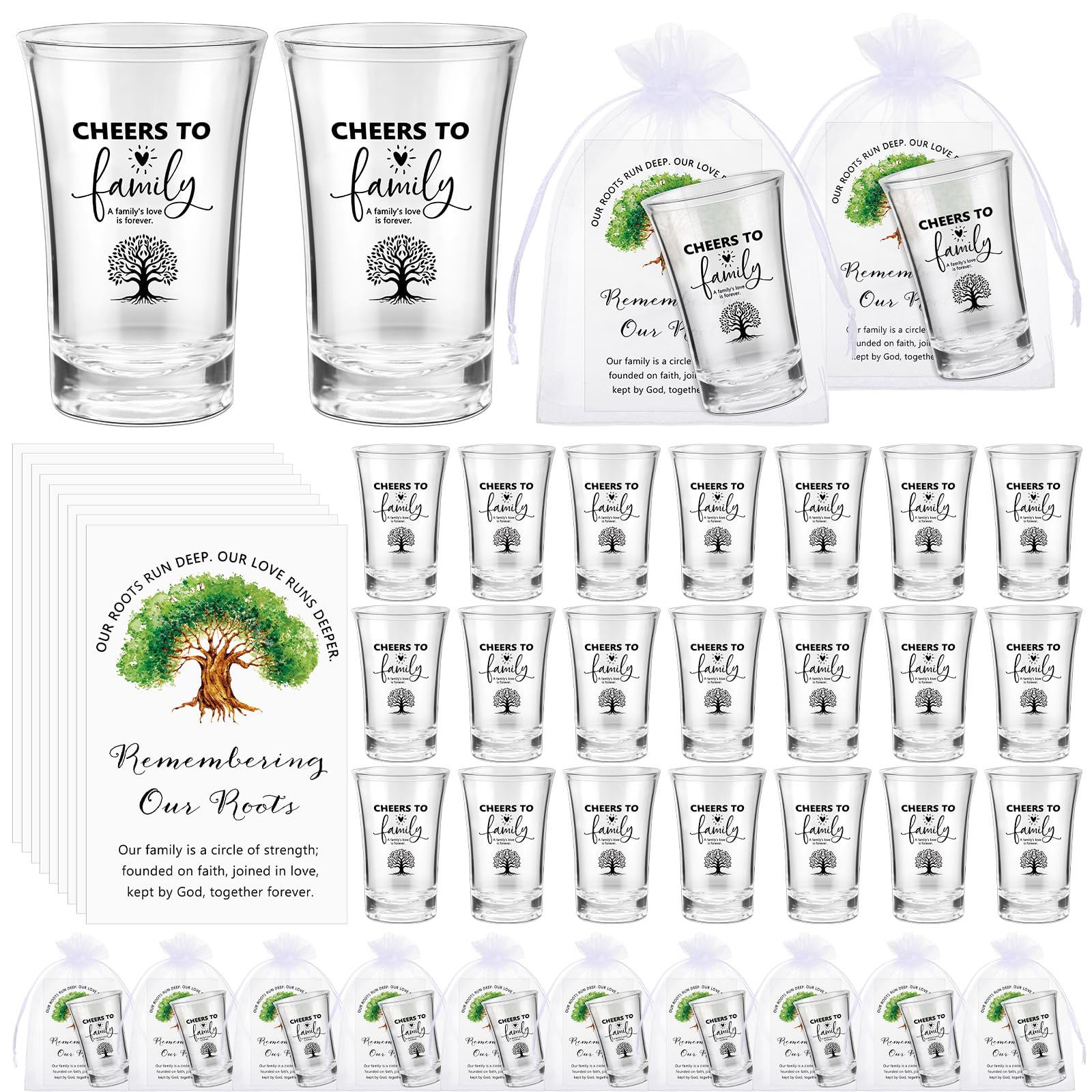 Snapklik.com : Roshtia 40 Sets Family Reunion Gifts Cheers To Family ...