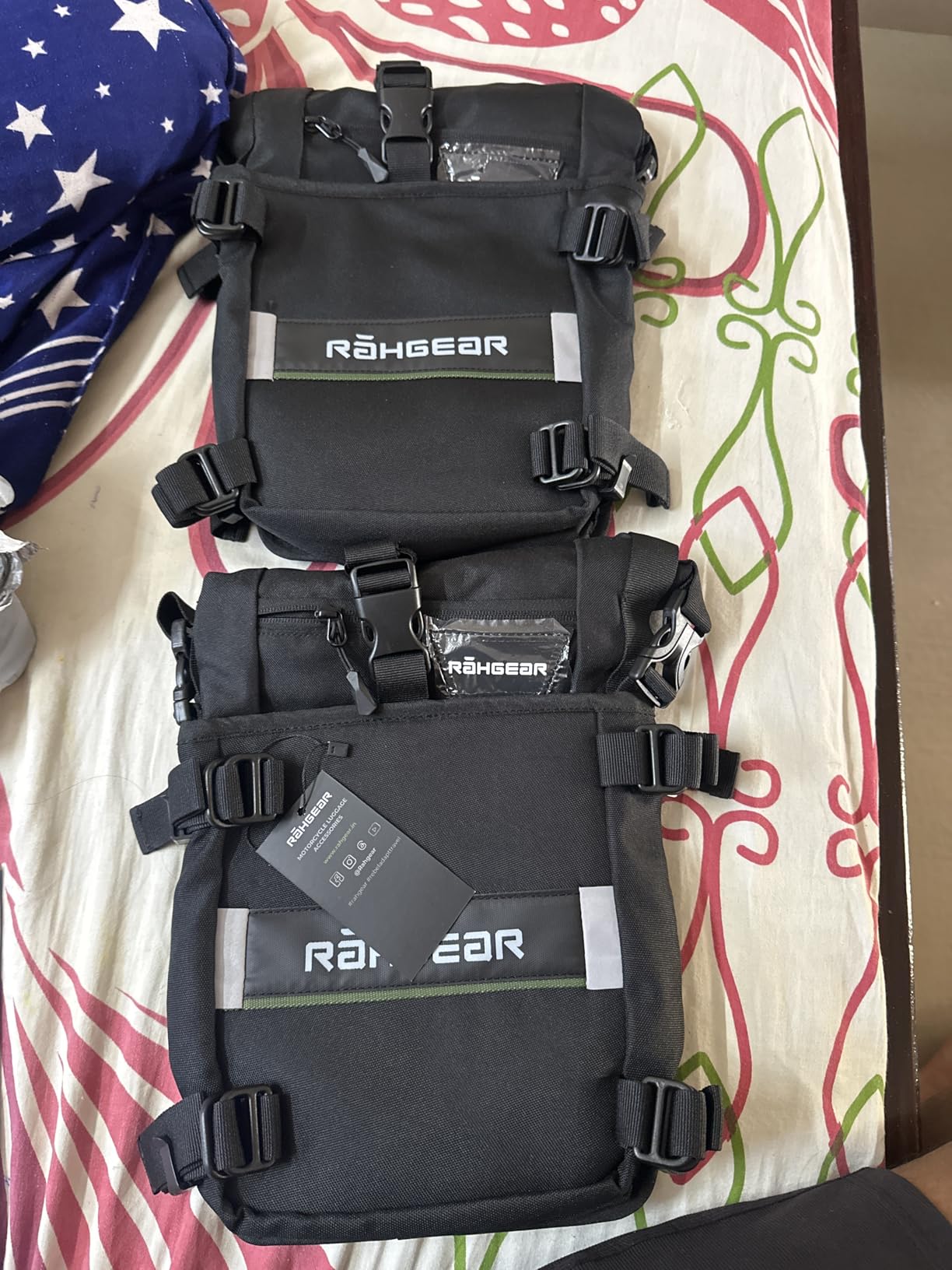 Rahgear AuxPack Crashbar Bags – Universal 12L (6L + 6L) Waterproof ...