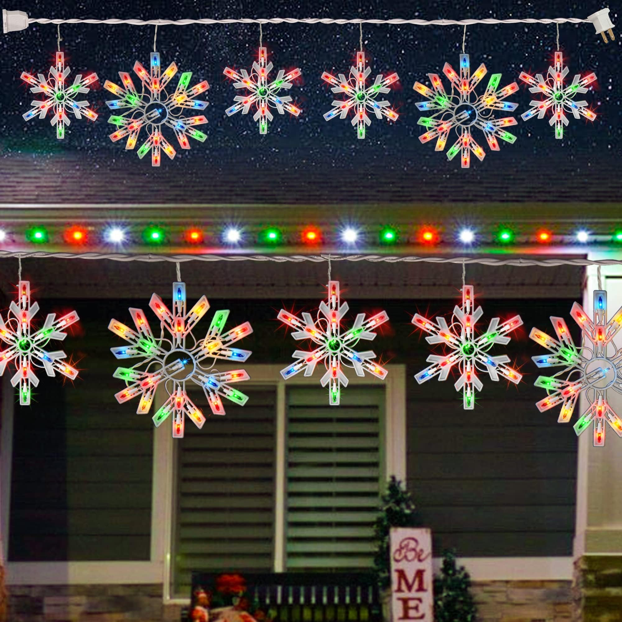 Gemmy Christmas ColorMotion Icicle Light String - S/24 - 7" 5" 5 ...