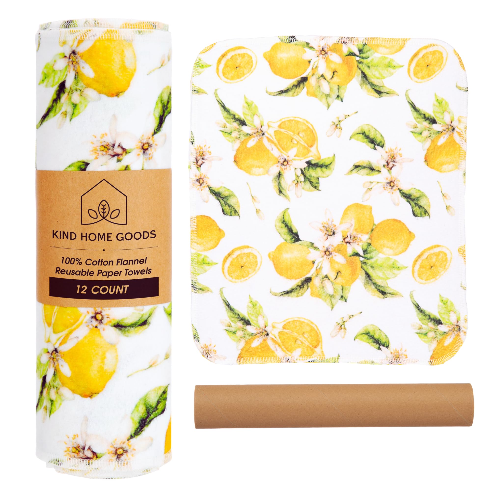Amazon.com: Reusable Paper Towels Washable Roll (12"x10”) - Soft ...