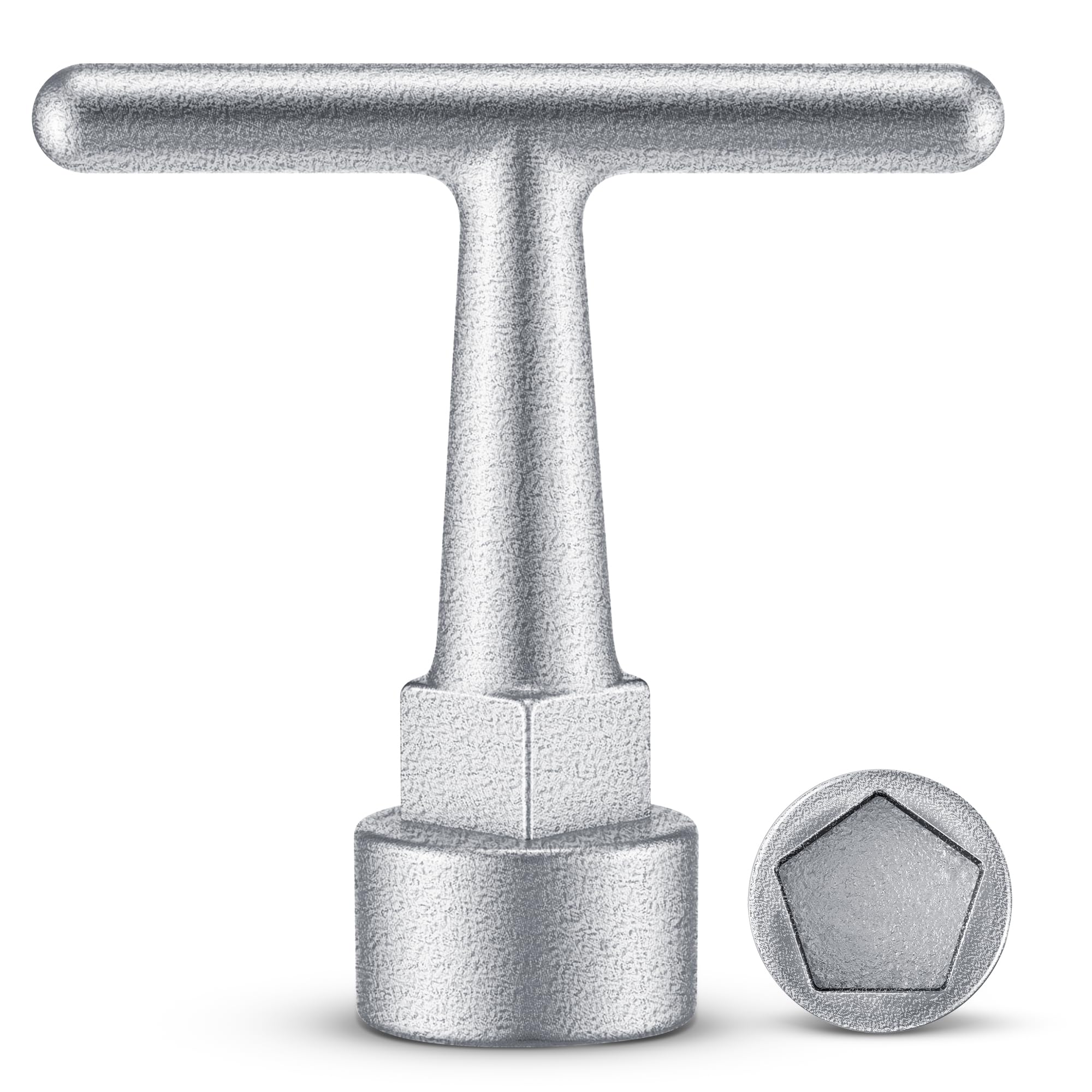 Snapklik.com : Enhon Curb Box Wrench For Pentagon Curb Boxes, Water ...