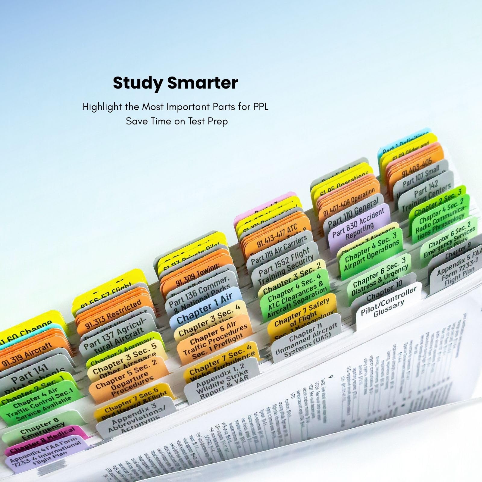 Snapklik.com : FAR/AIM 2026 Index Tabs, Color-Coded And Laminated Tabs ...