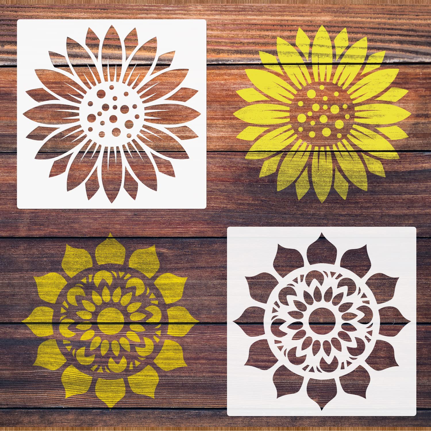 Easy Flower Stencils