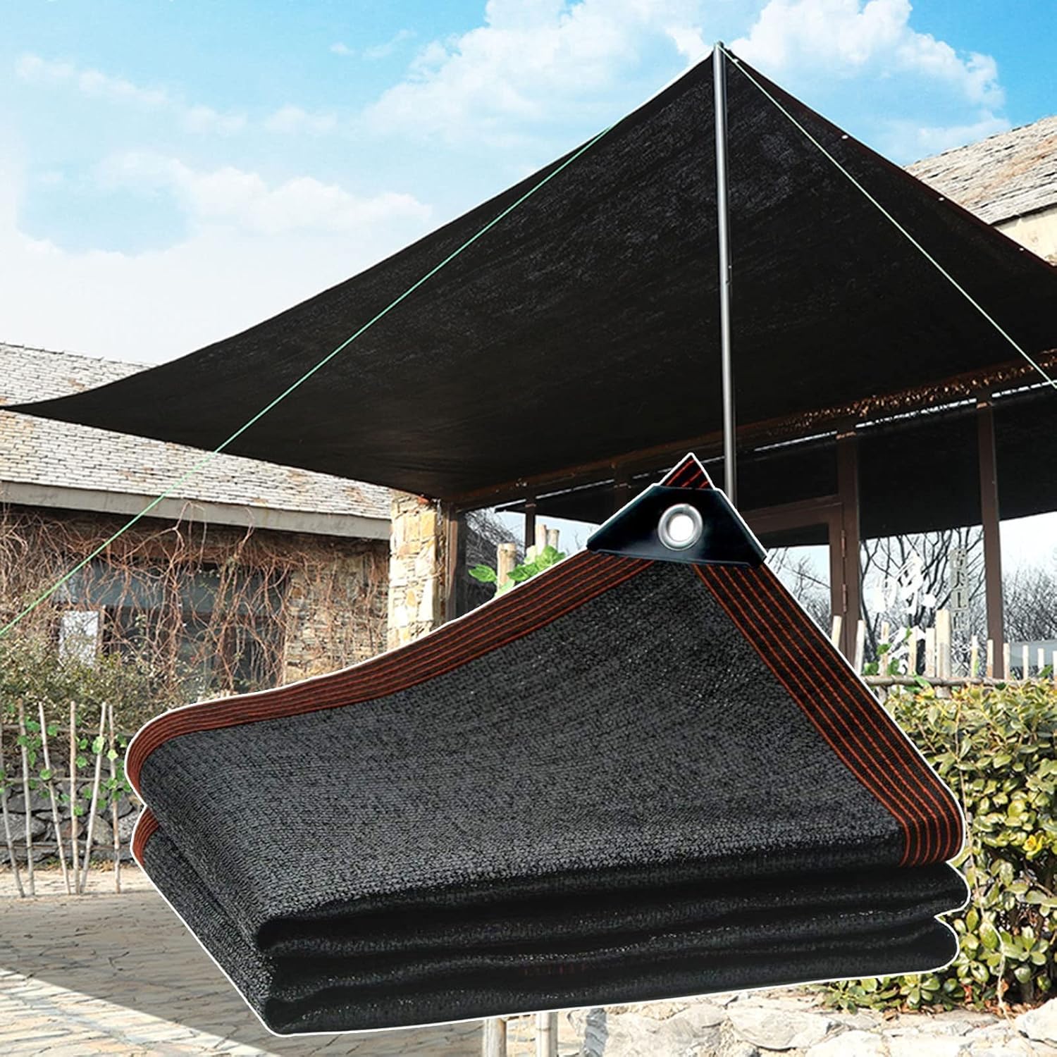 Amazon.com : NAMVI Plant Shade Cloth, 3x4m Shade Netting, Greenhouse ...