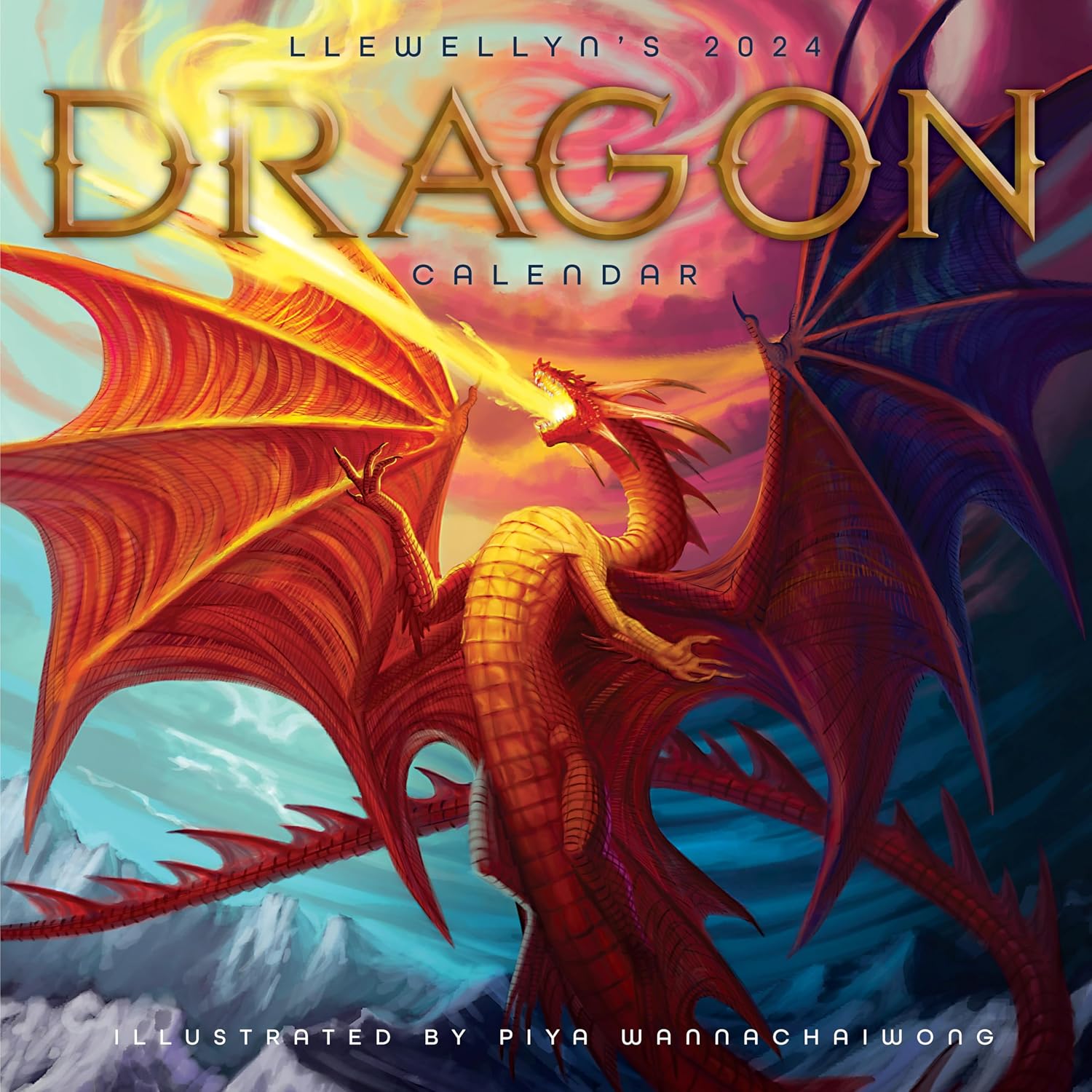 Llewellyn's 2024 Dragon Calendar: Amazon.co.uk: Wannachaiwong, Piya ...