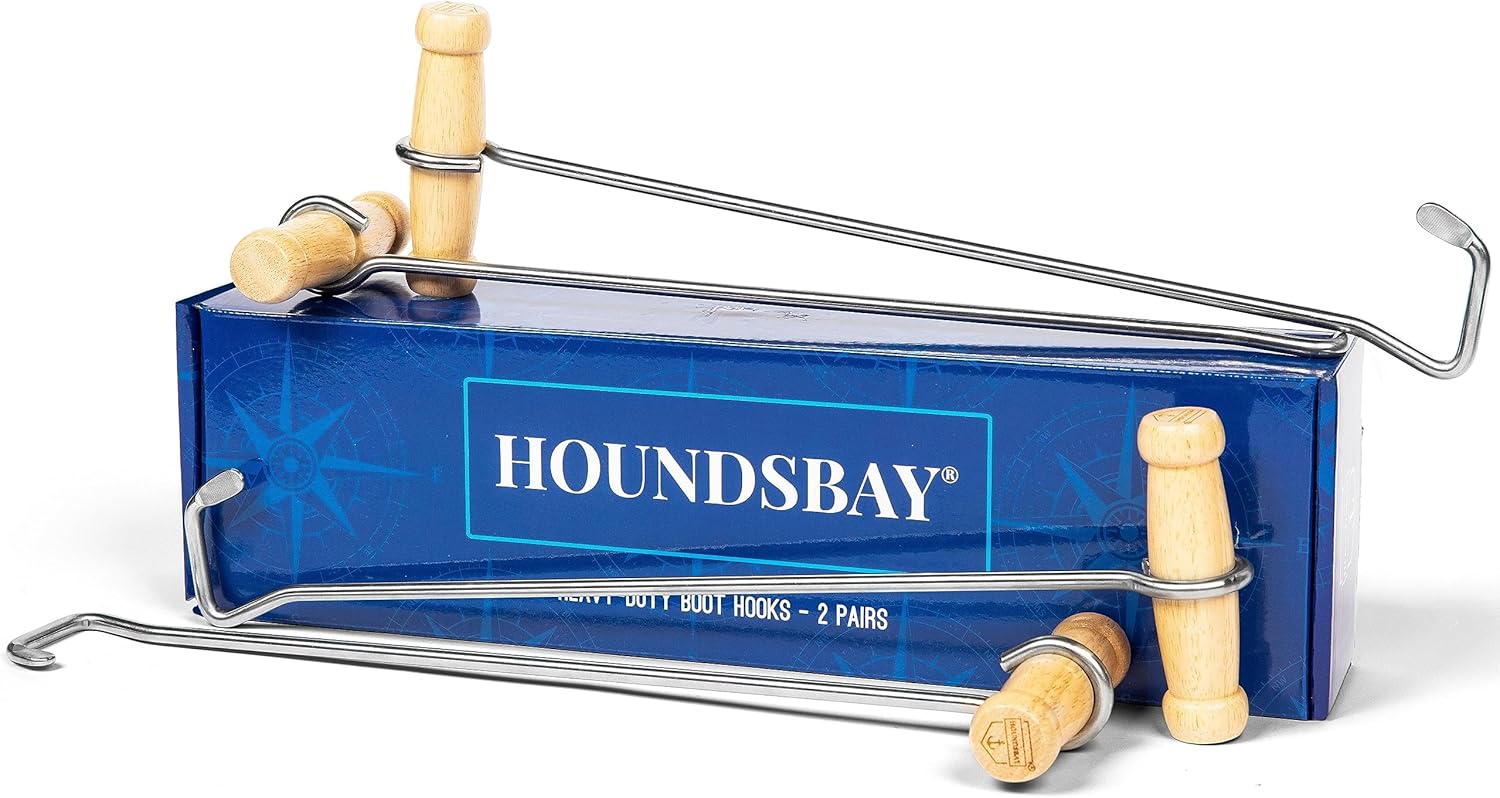 2 Pack Cowboy Boot Hooks for Men and Women - Boot Puller for Cowboy ...