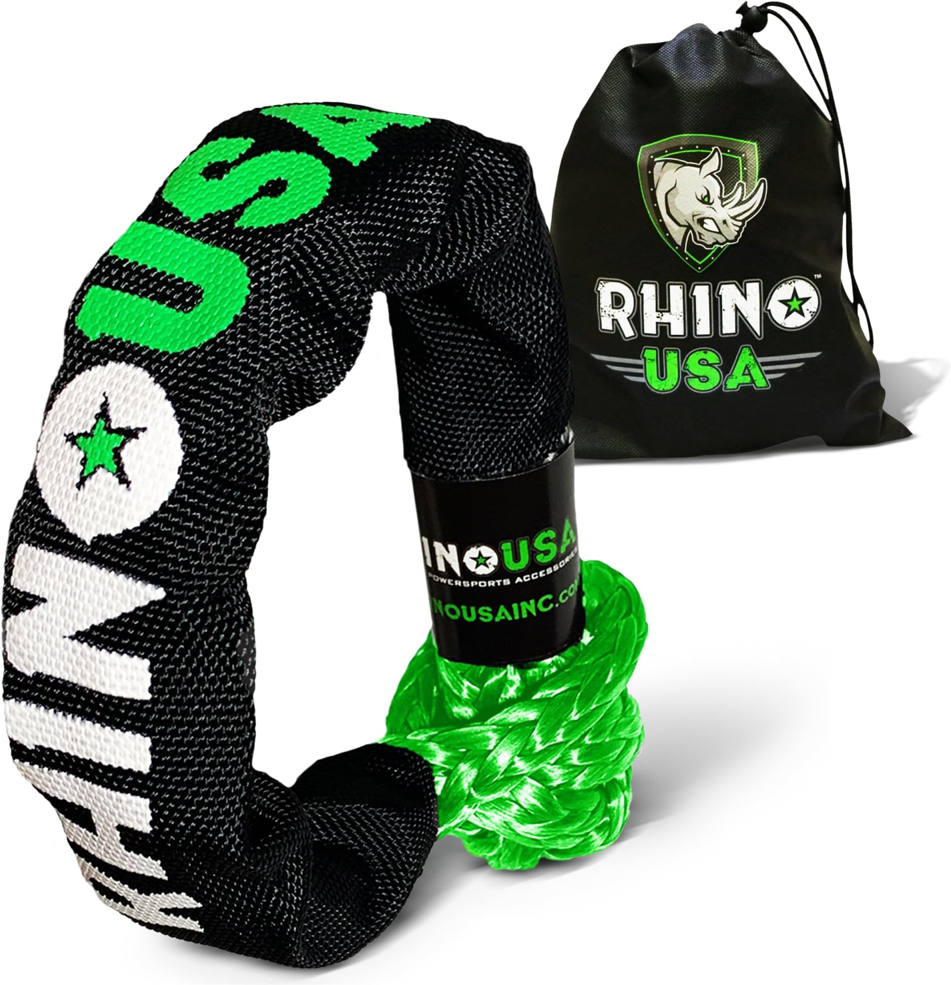 Amazon.com: Rhino USA Kinetic Rope Recovery Kit (7/8in x 30ft) - Heavy ...