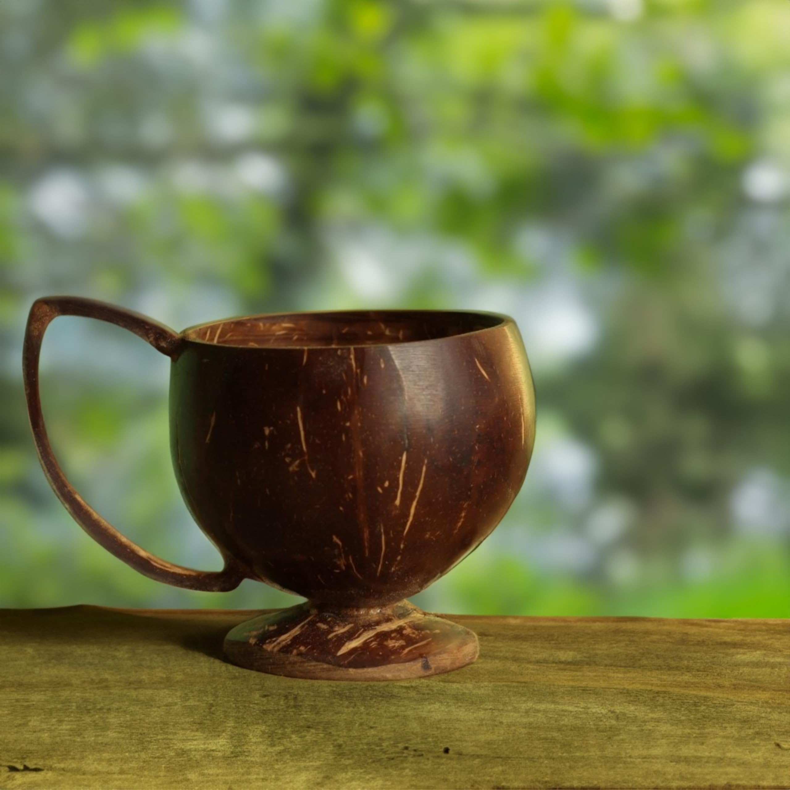 Buy Kawai Homes Coconut Tea Cups Eco-Friendly (Handcrafted from ...